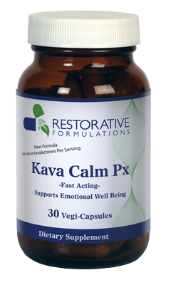 Restorative Formulations, Kava Calm Px, 30 Capsules | HiLife Vitamins