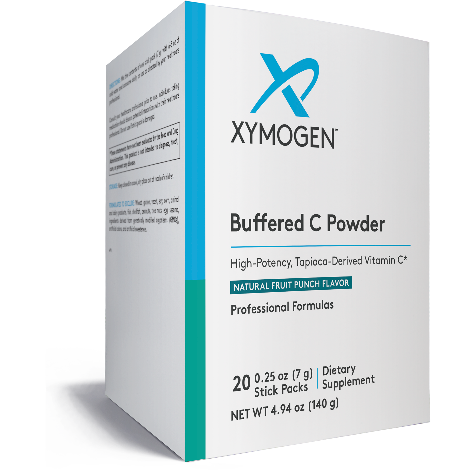 Xymogen, Buffered C Powder Fruit Punch 20 Servings
