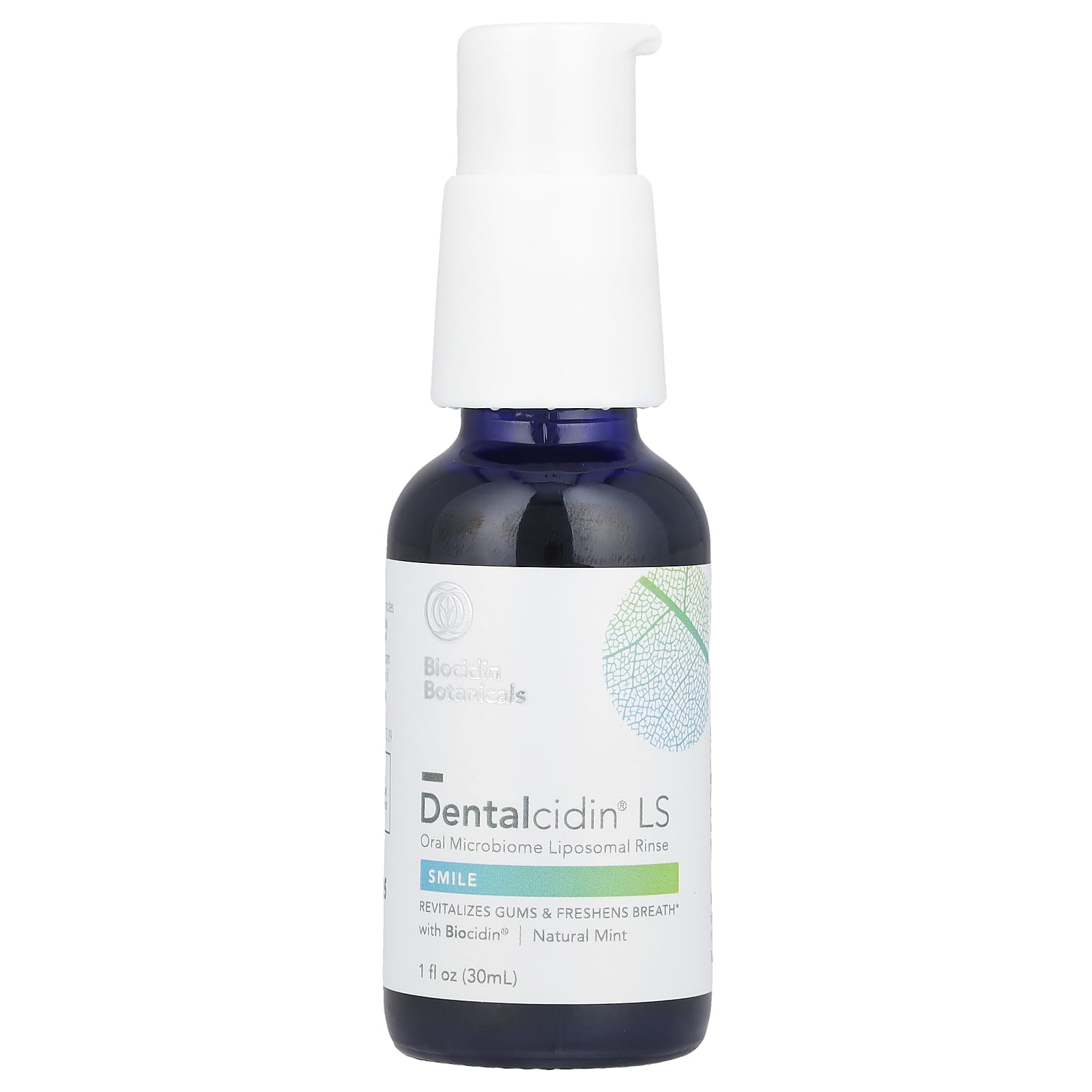Biocidin Botanicals, Dentalcidin® LS, Natural Mint, 1 fl oz (30 mL) li ...