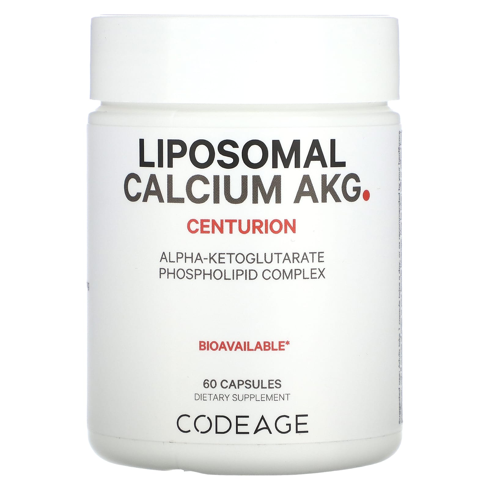 Codeage, Liposomal Calcium AKG, 60 Capsules | HiLife Vitamins