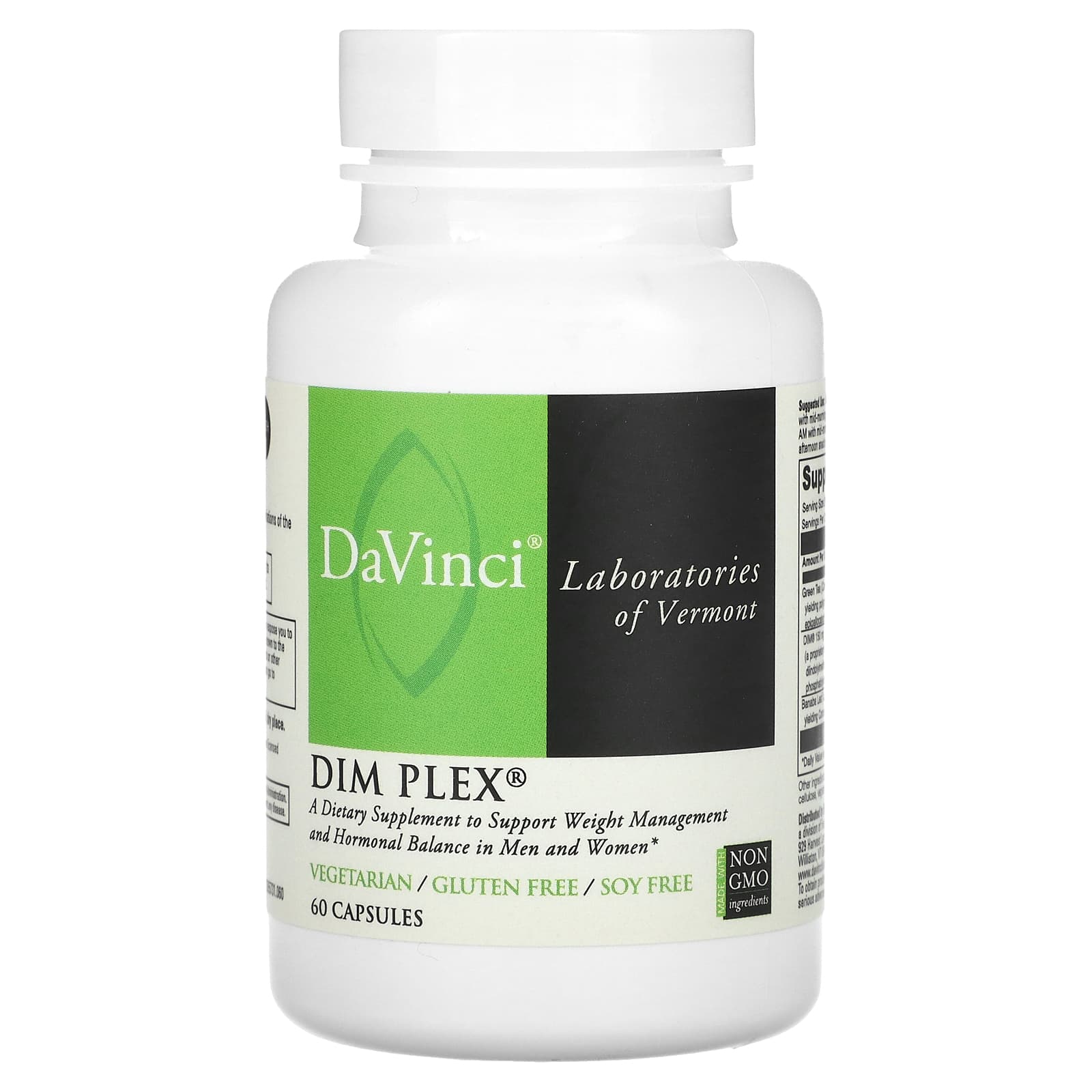 DaVinci Labs, DIM Plex, 60 Capsules | HiLife Vitamins