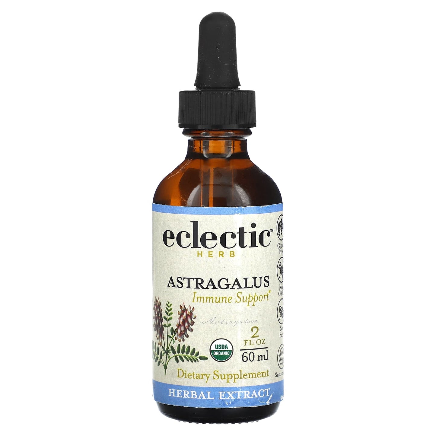 Eclectic Herb, Astragalus Extract, 2 fl oz (60 ml) | HiLife Vitamins