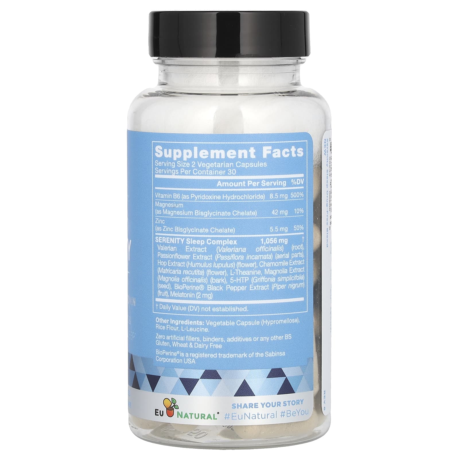 EU Natural, Serenity Sleep, 60 Vegetarian Capsules - 855244008066 ...