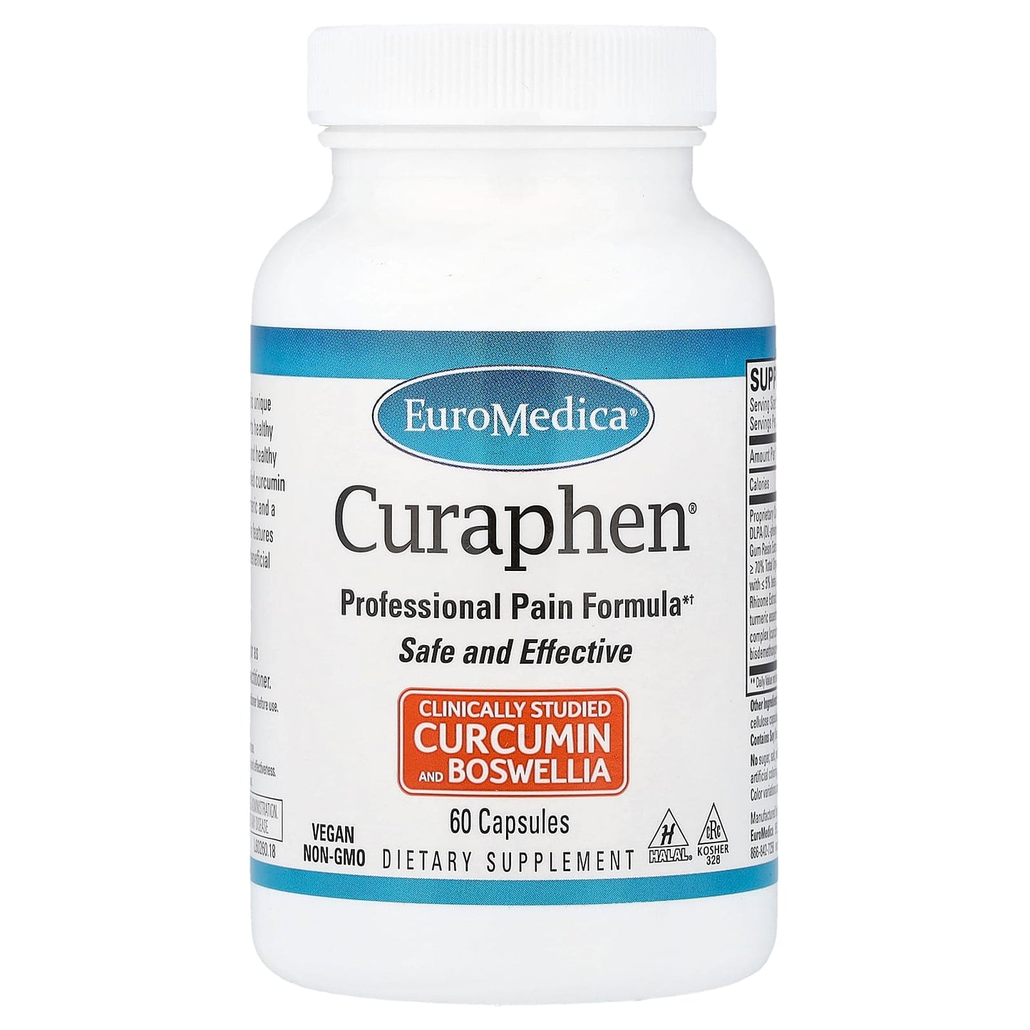 EuroMedica, Curaphen®, 60 Vegetarian Capsules | HiLife Vitamins