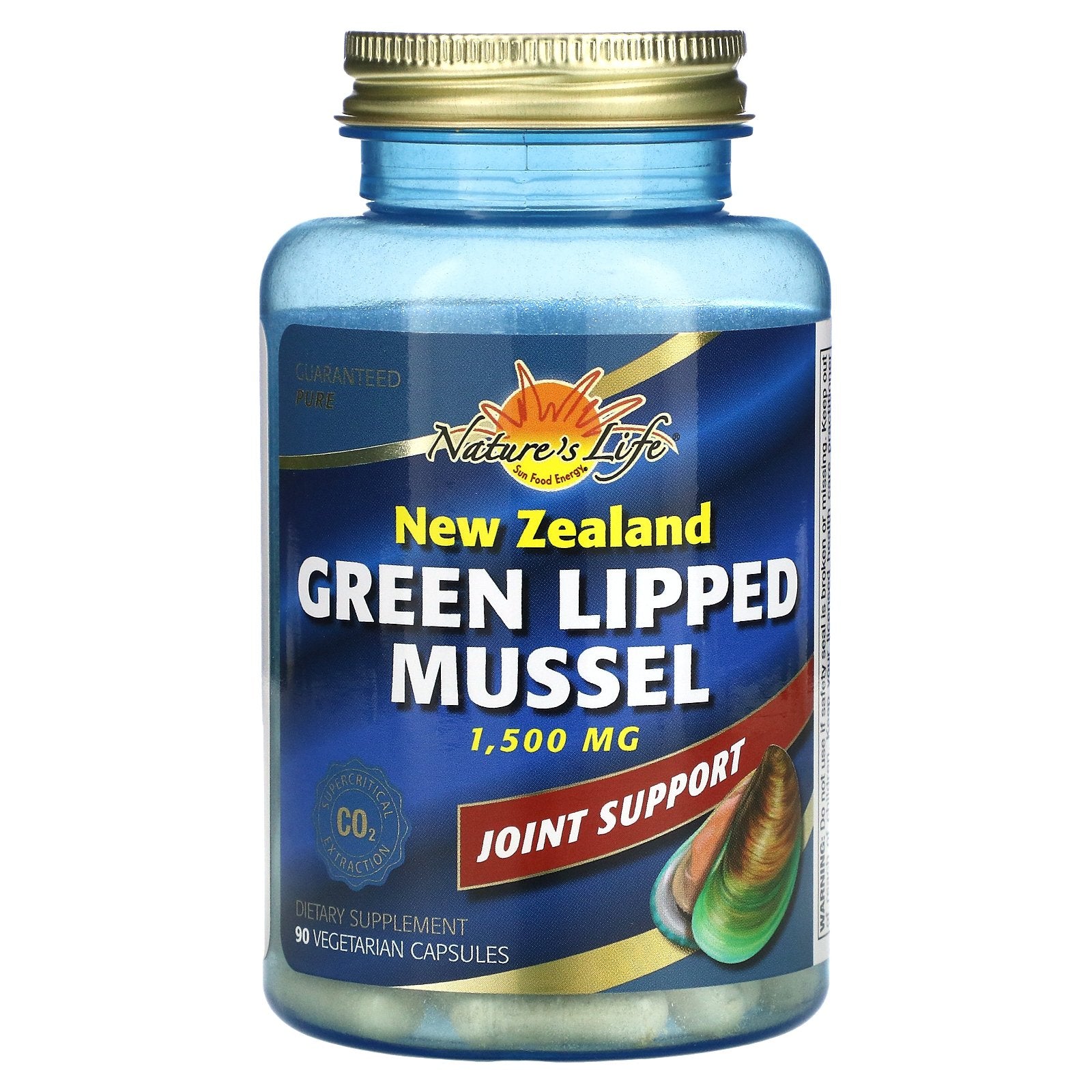 Health From The Sun, New Zealand Green Lipped Mussel, 500 mg, 90 ...