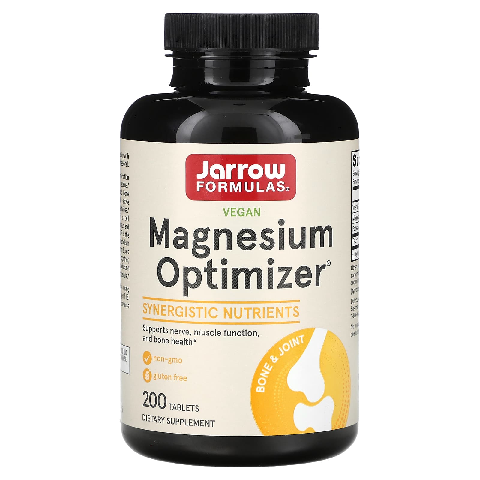 Jarrow Formulas, Magnesium Optimizer, 200 Tablets | HiLife Vitamins
