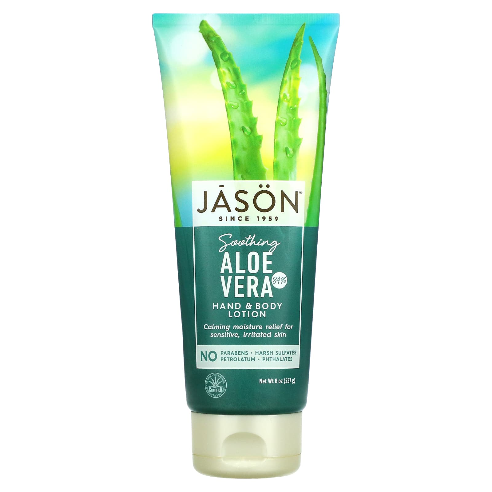 Jason, Hand/Body Lotion 84% Aloe Vera Gel, 8 Oz | HiLife Vitamins