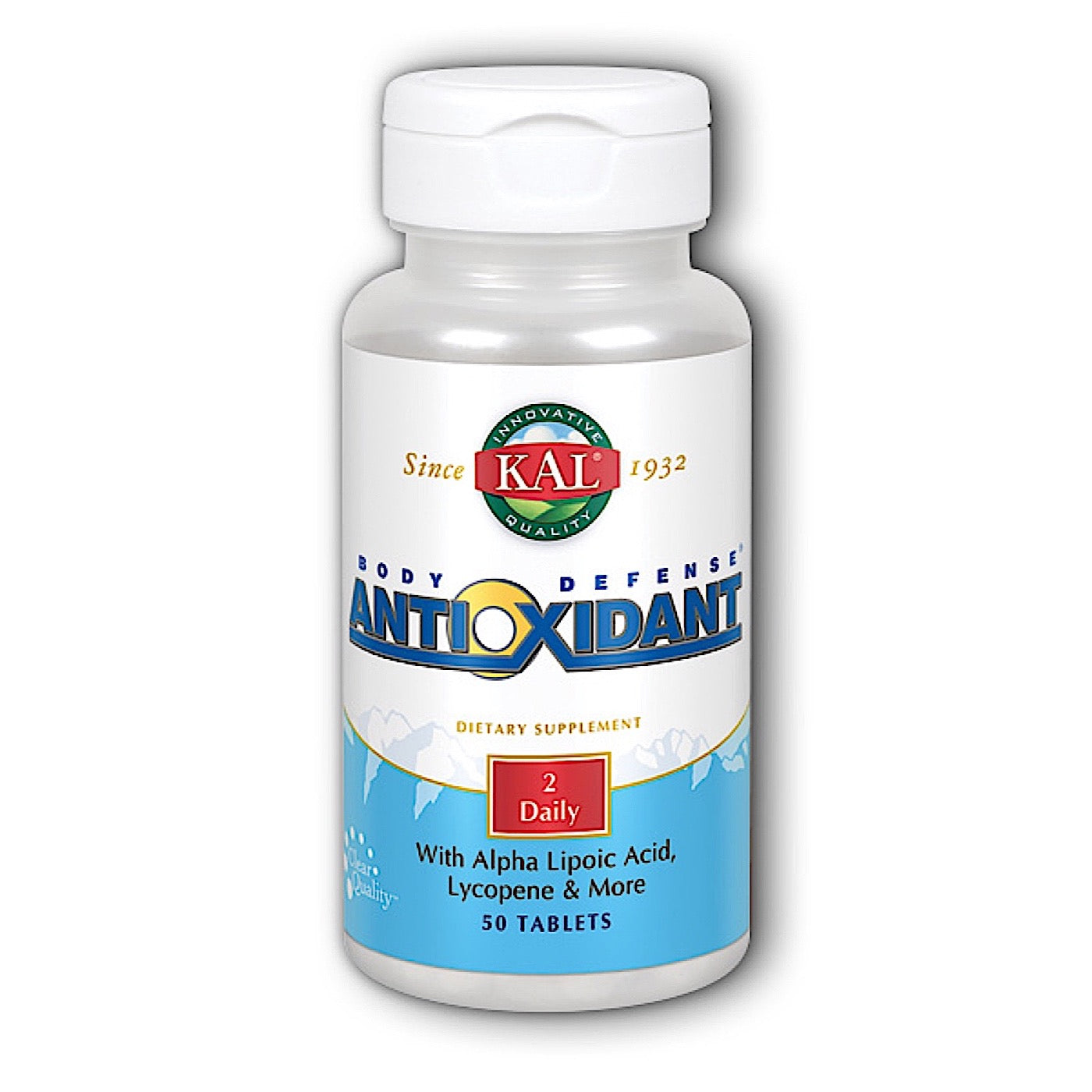 Kal, Antioxidant Body, 50 Tablets - 021245517054 | Hilife Vitamins