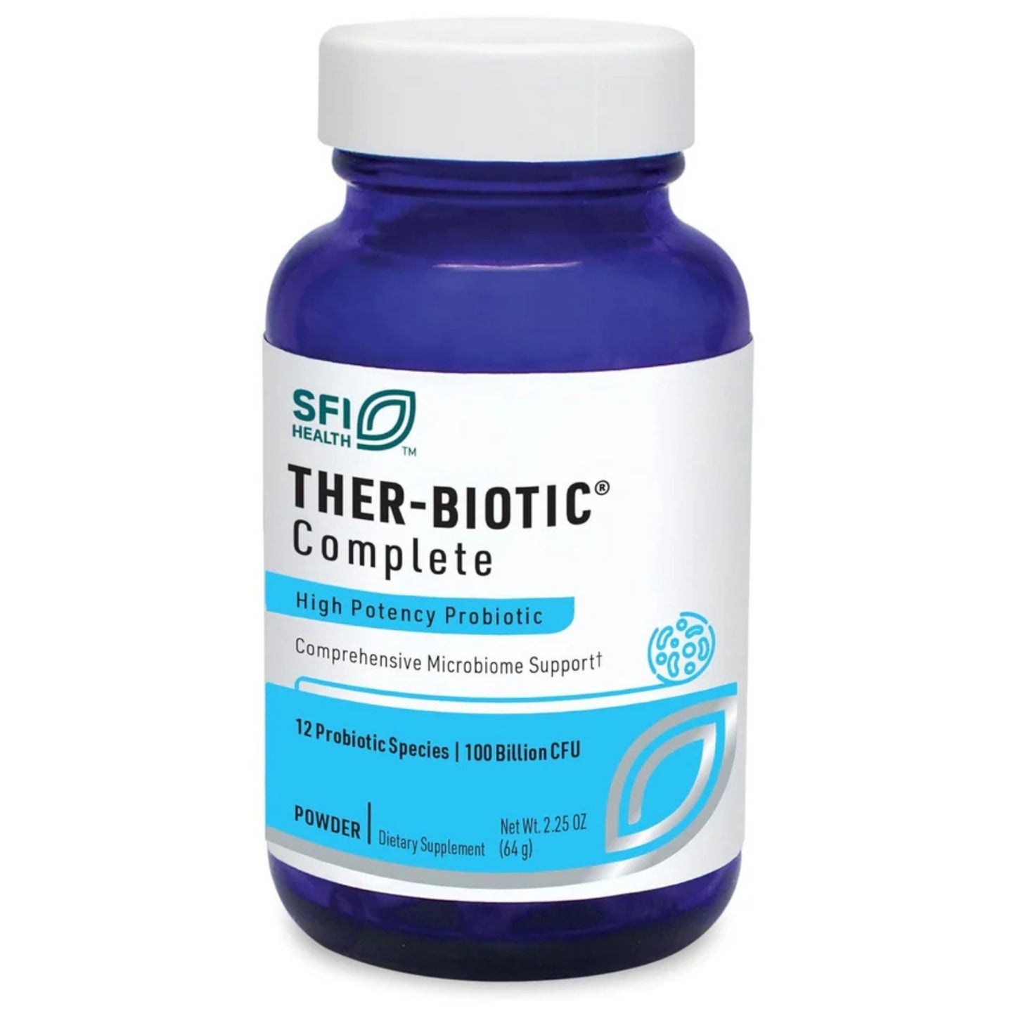 SFI Health, Ther-Biotic® Complete Powder, 2.25 OZ (64 g) | HiLife Vitamins