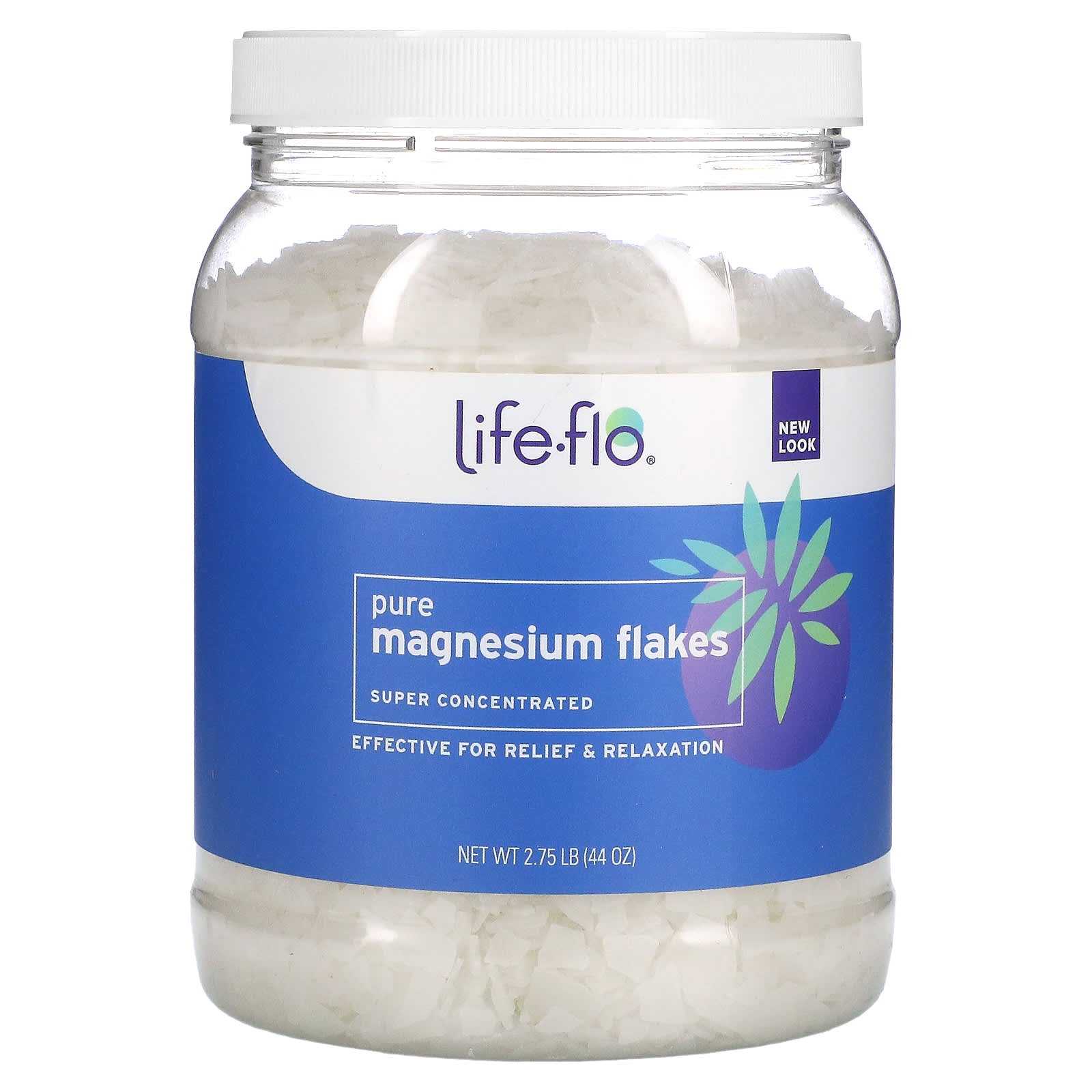 Life-Flo, Pure Magnesium Flakes, 44 Flakes | HiLife Vitamins