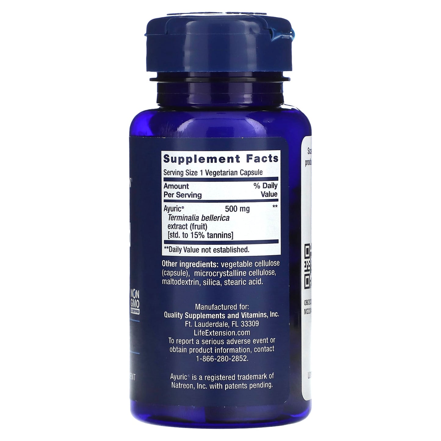 Life Extension, Uric Acid Control, 60 Vegetarian Capsules | HiLife Vitamins