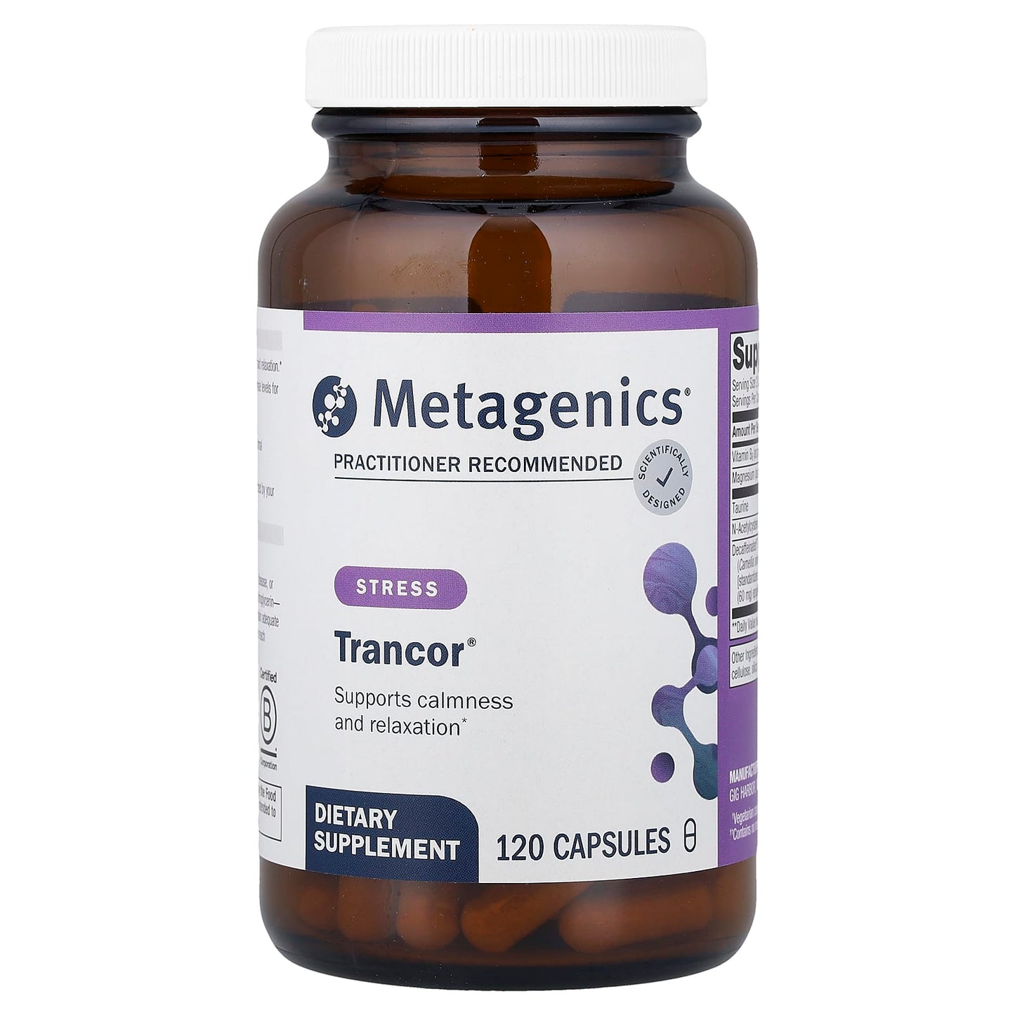 Metagenics, Trancor, 120 Capsules - 755571915603 | Hilife Vitamins ...