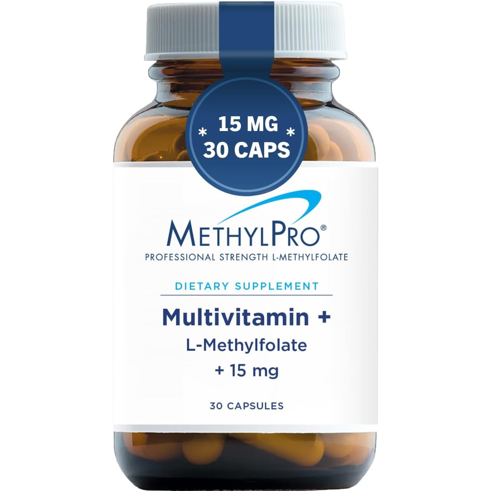 MethylPro, Multivitamin + 15 mg L-Methylfolate, 30 Capsules | HiLife ...