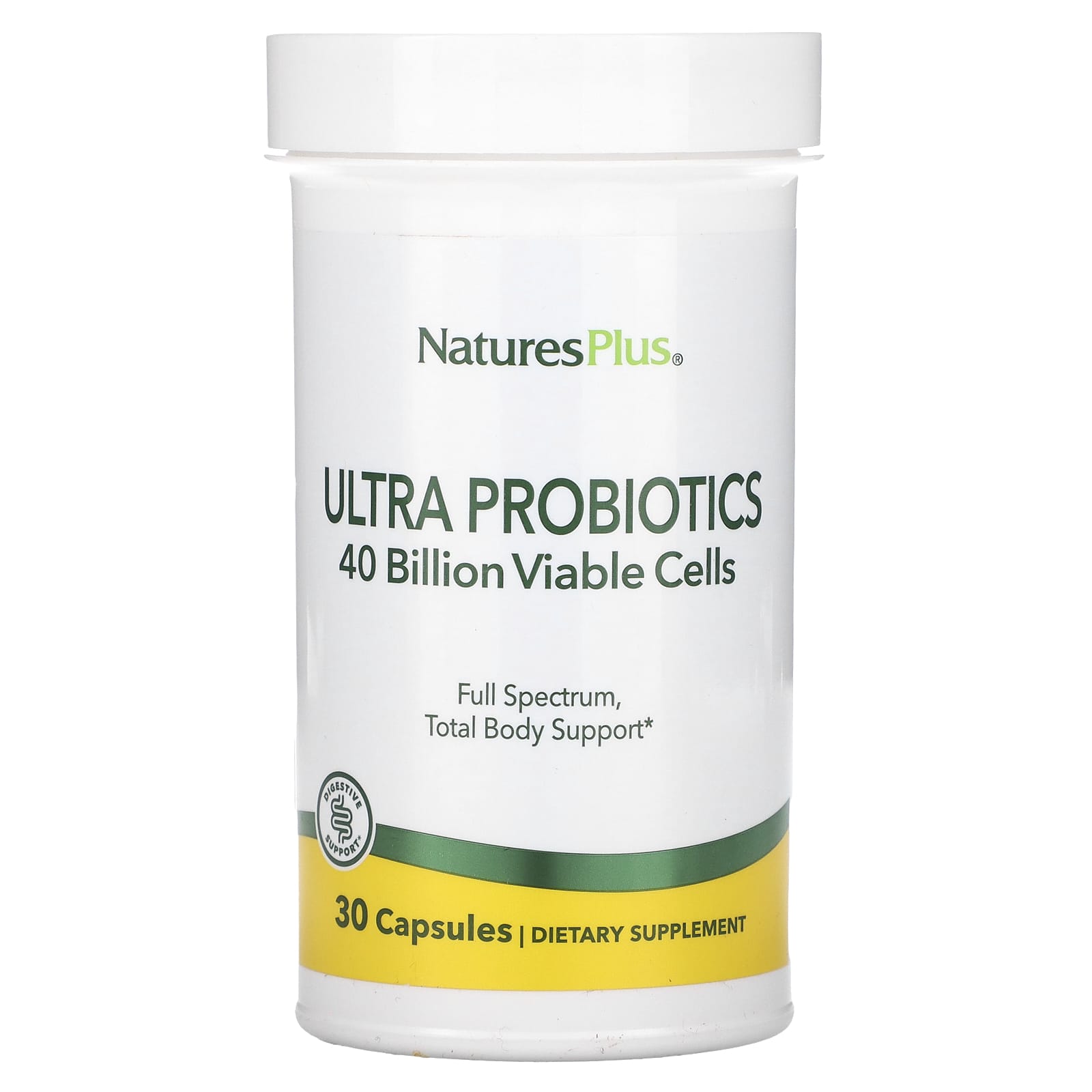 Nature’s Plus, Ultra Probiotics, 30 Vegetarian Capsules - 097467043848 ...