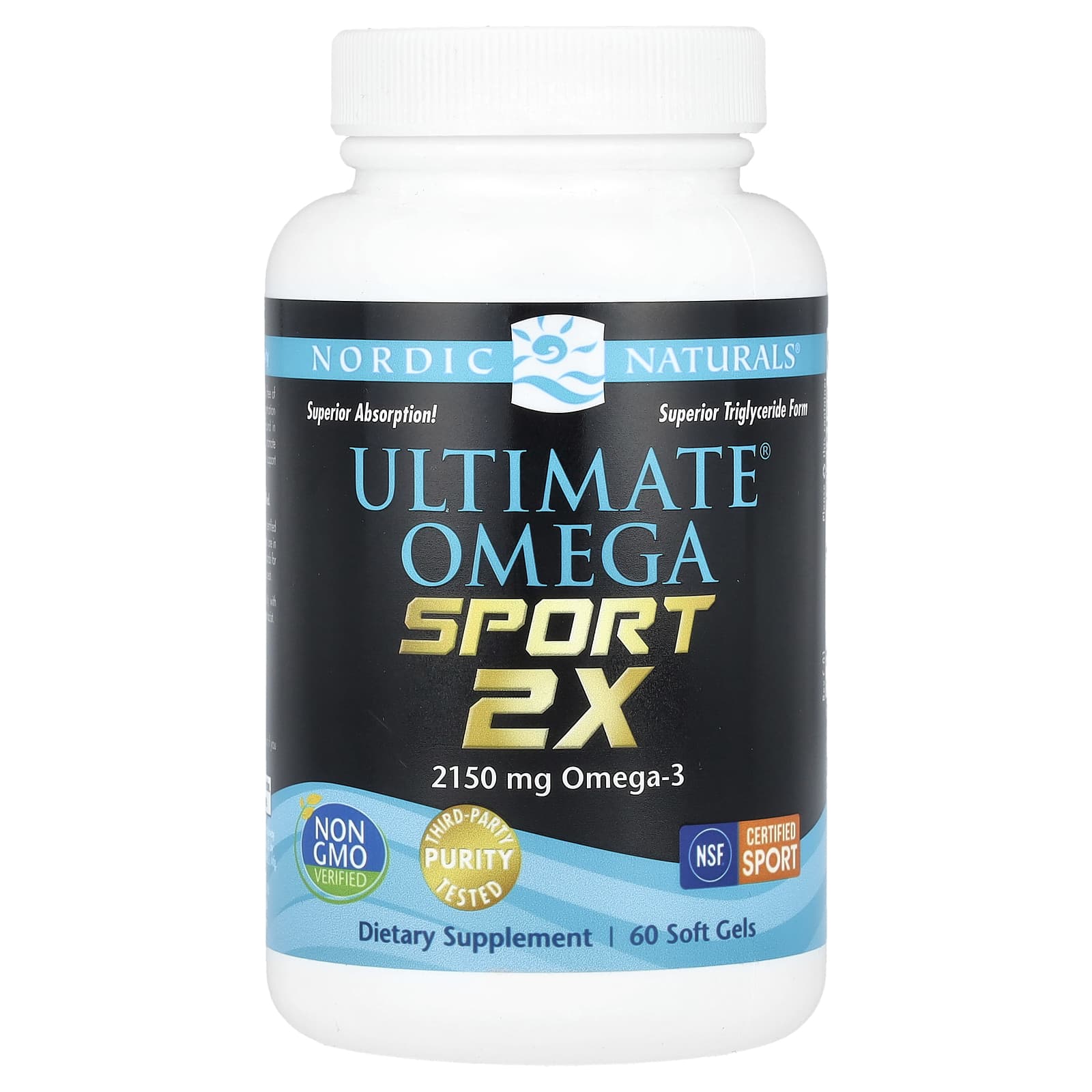 Nordic Naturals, Ultimate Omega Sport 2x, 2,150 mg, 60 Softgels ...