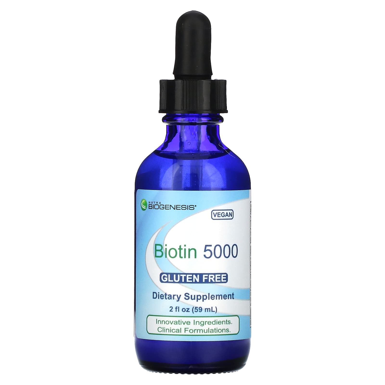 Nutra BioGenesis, Biotin 5000, 2 Oz Drops | HiLife Vitamins