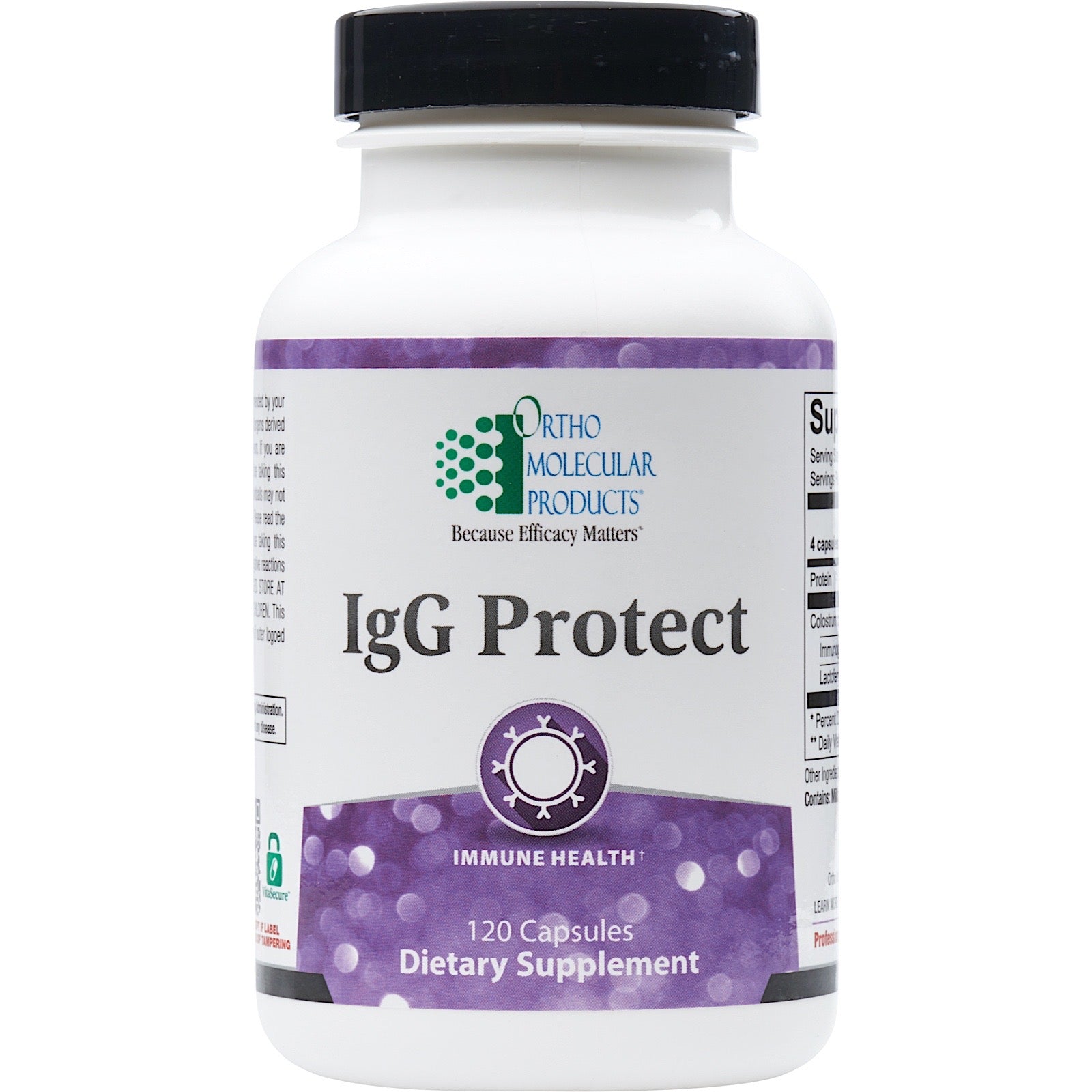 Ortho Molecular, IgG Protect, 120 Capsules - 615033003708 | HiLife Vitamins