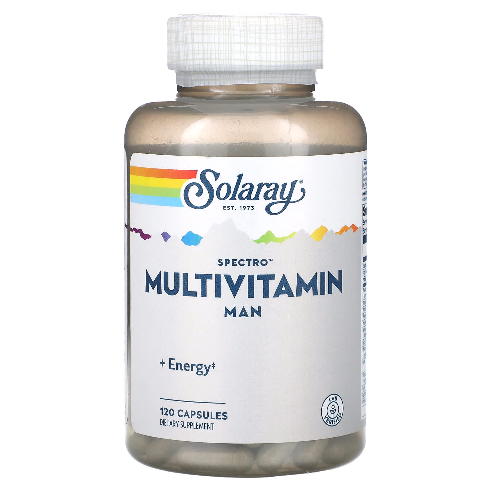 Solaray, Spectro Multivitamin, Man, 120 Capsules | HiLife Vitamins