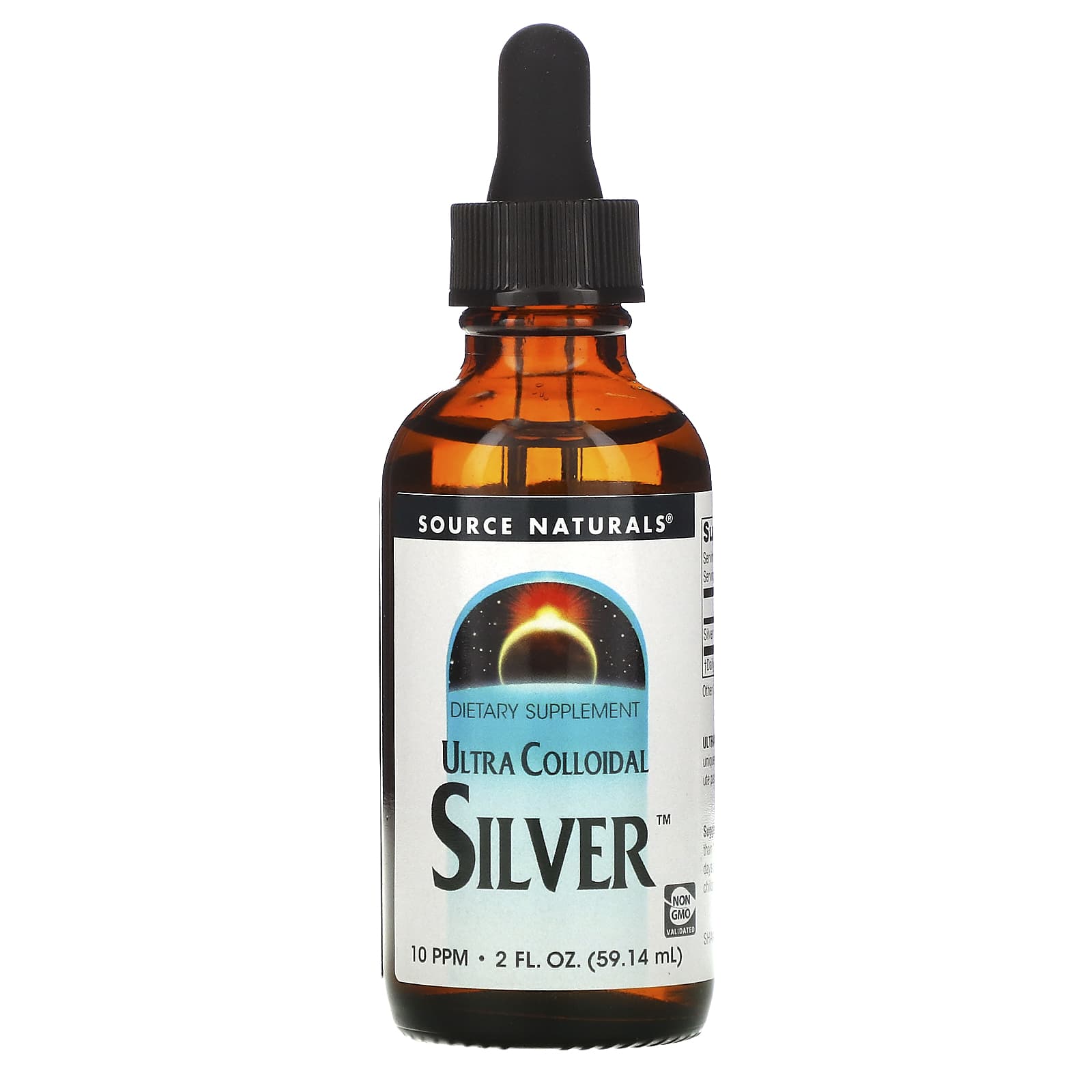 Source Naturals, Ultra Colloidal Silver 10 Ppm, 2 Oz | HiLife Vitamins