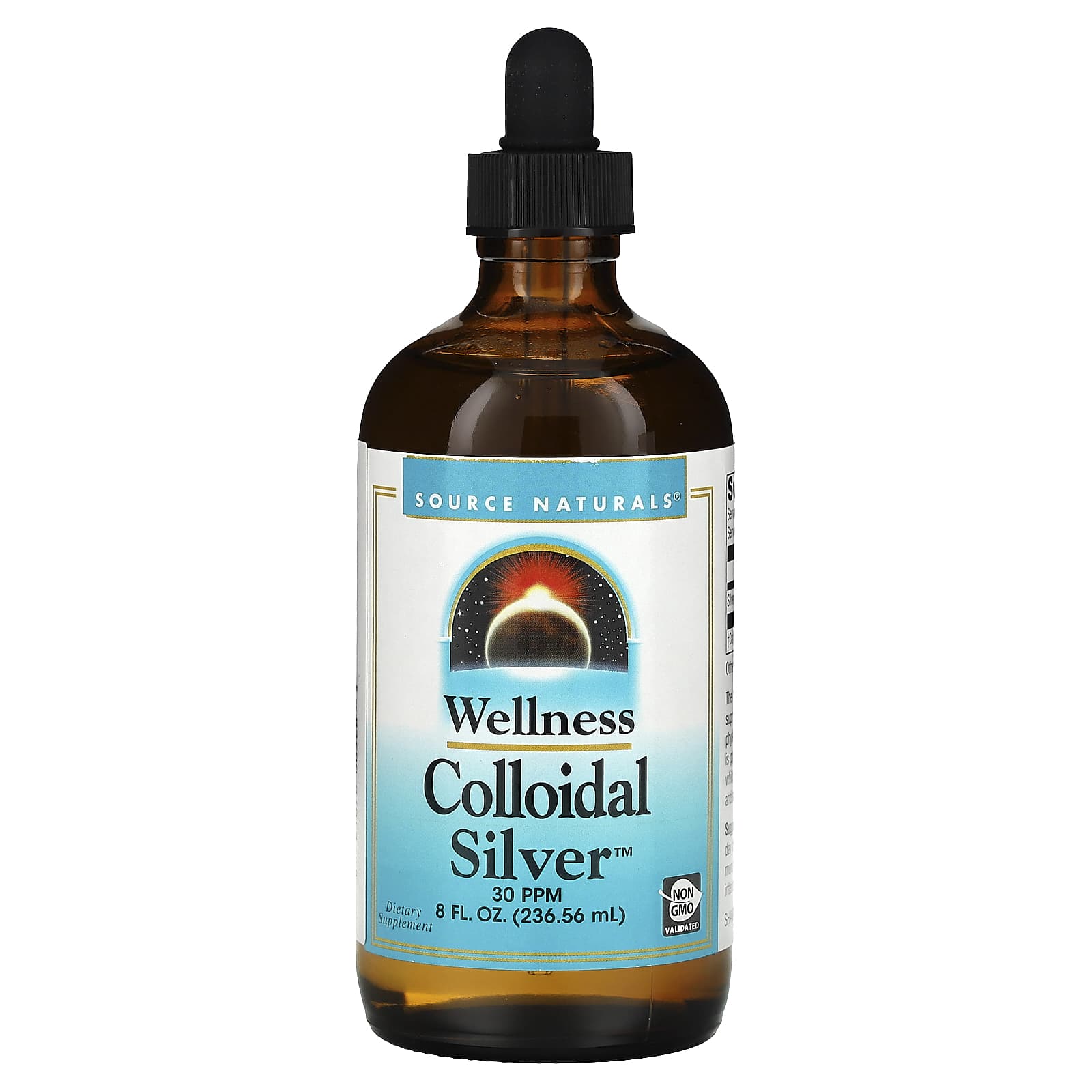 Source Naturals, Wellness Colloidal Silver 30 Ppm, 8 Oz - 021078005285 ...