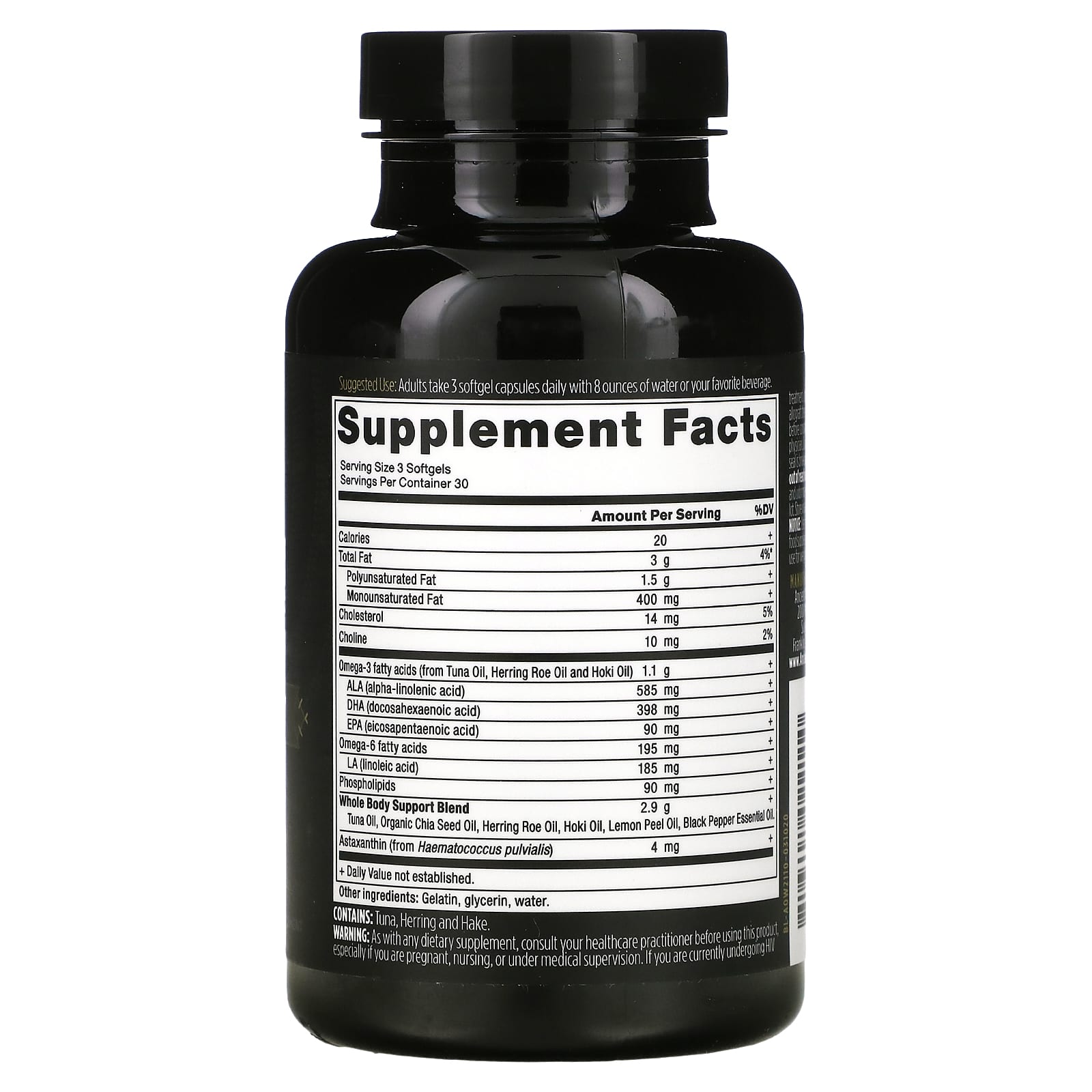 Ancient Nutrition, Ancient Omega - Whole Body, 90 Capsules | HiLife ...