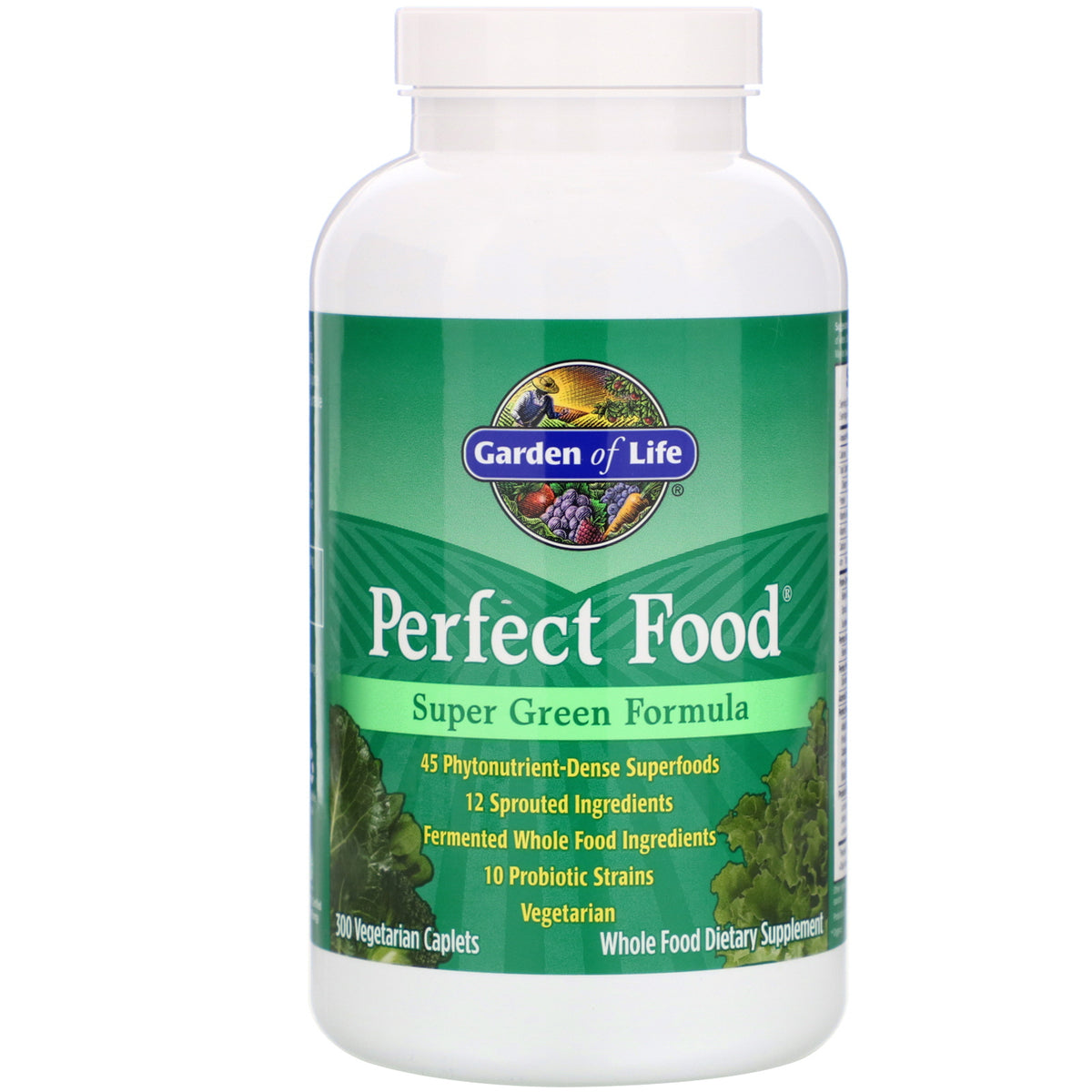 Garden Of Life, Perfect Food - Green label Power, 300 Vegetarian ...