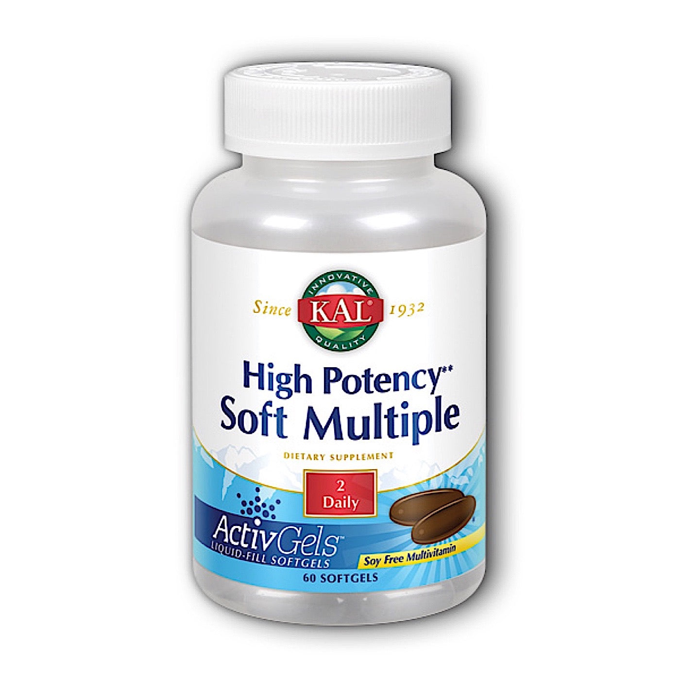 Kal, High Potency Soft Multiple, 60 Softgels | HiLife Vitamins