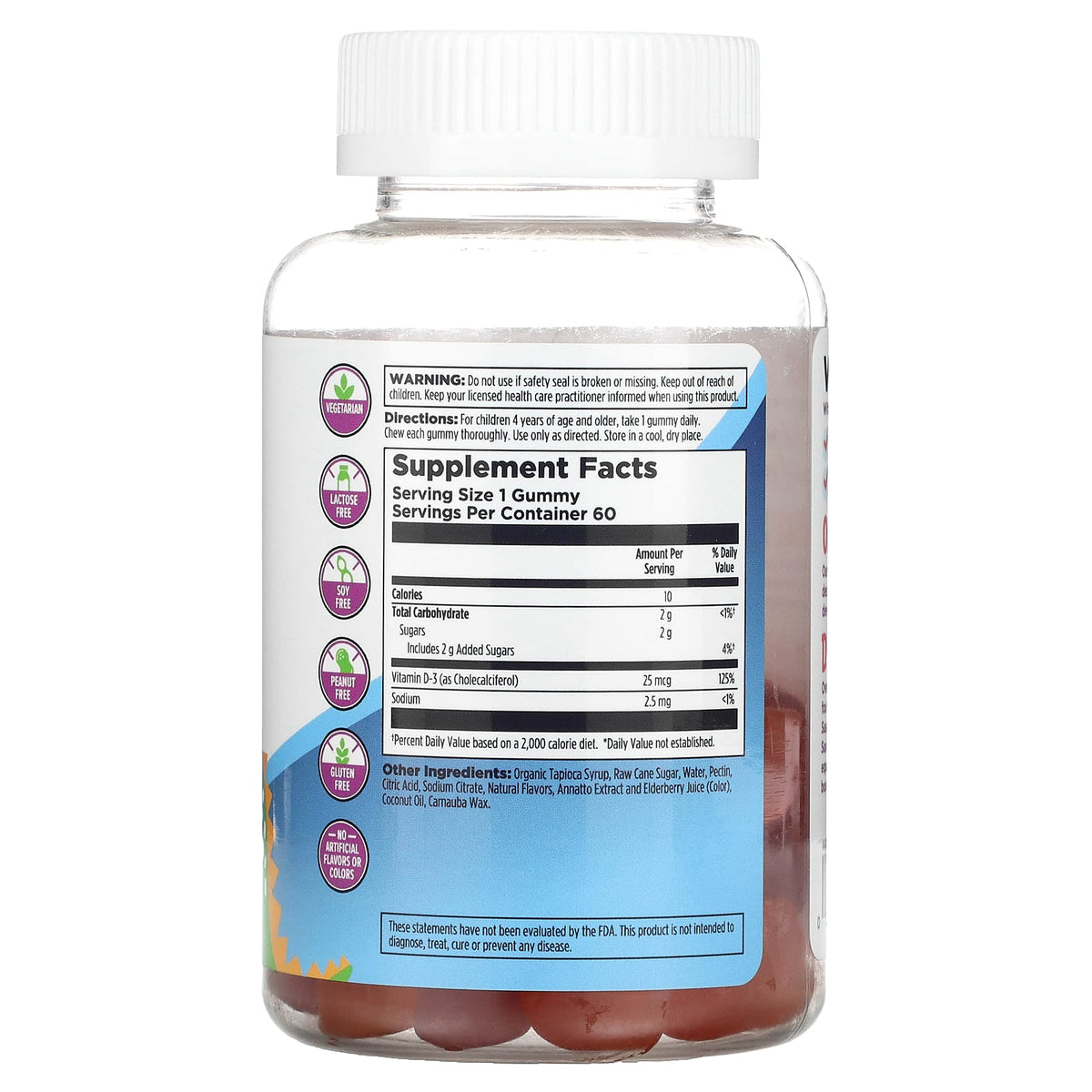 Kal, Vitamin D-Rex Gummy, 60 Gummies | HiLife Vitamins