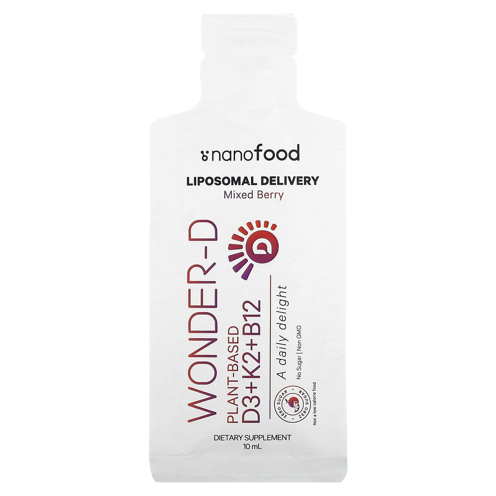 Nanofood, Wonder-D Sachet, 30 pouch - 850026121711 | HiLife Vitamins