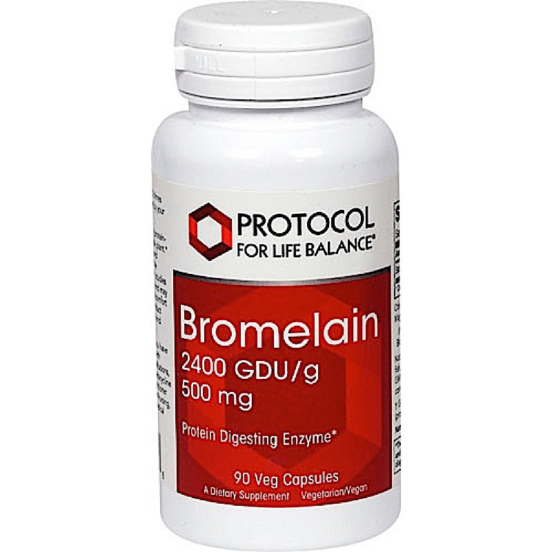 Protocol For Life Balance, BROMELAIN 2400 GDU/g, 90 Veg Capsules ...