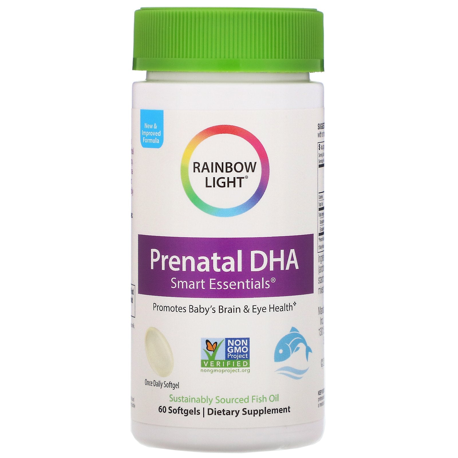 Rainbow Light, DHA Smart Essentials, 60 Softgels - 021888113323