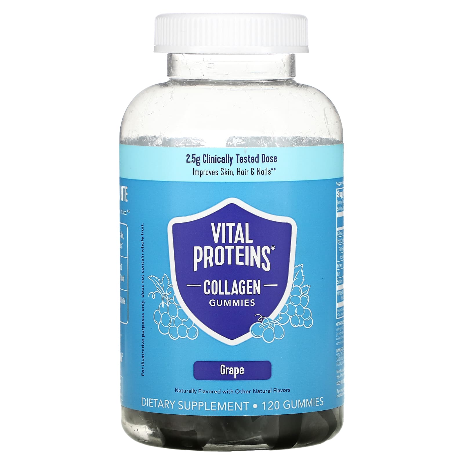 Vital Proteins, Collagen Gummies, 120 Gummies | HiLife Vitamins
